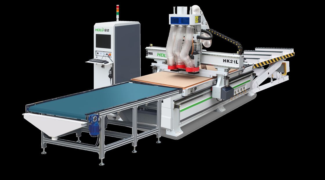 4x8 3 Axis Woodworking Cnc Router Machine Computerized Automatic Loading Unloading 25m Min
